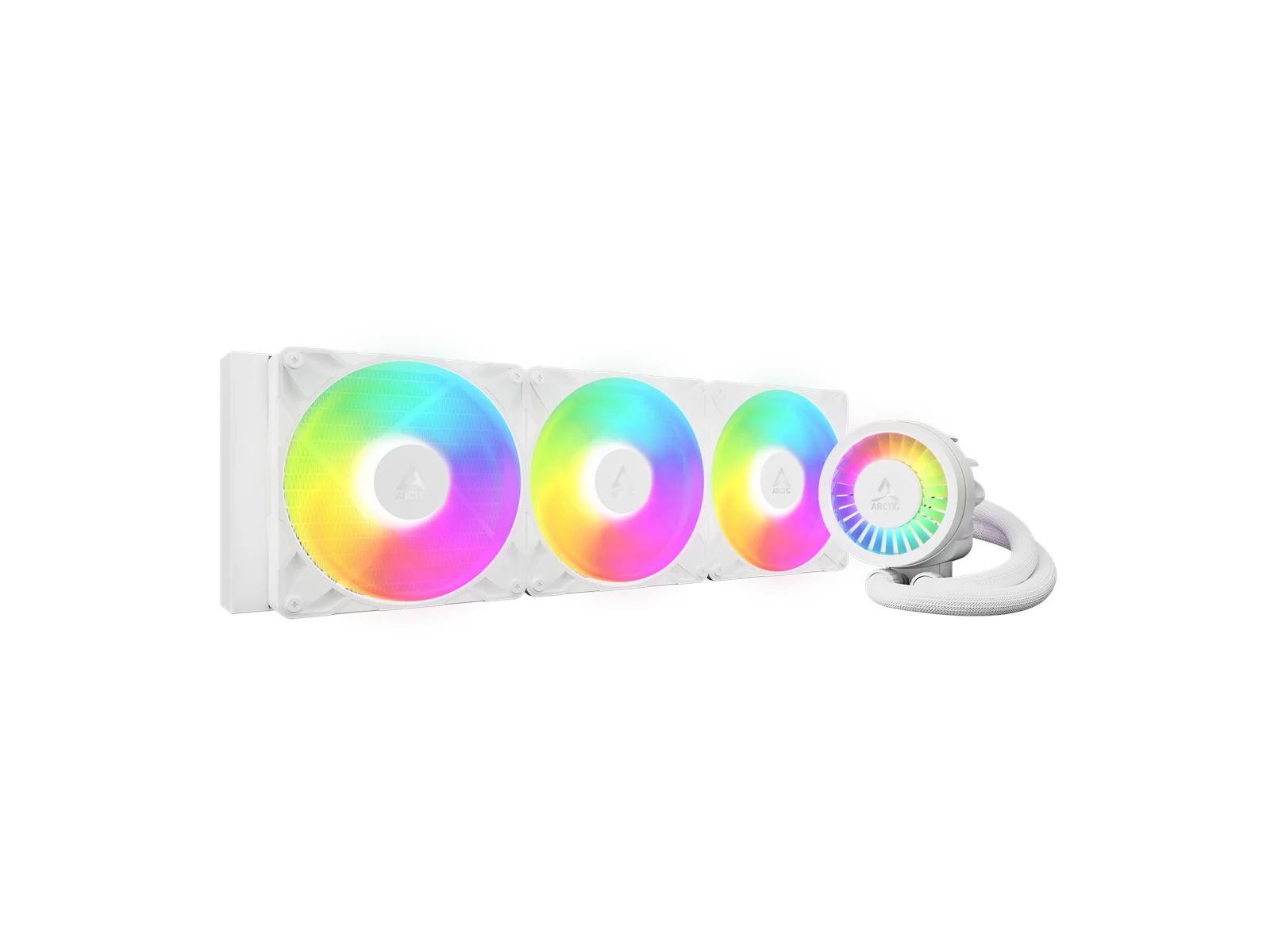 Система жидкостного охлаждения процессора ARCTIC Liquid Freezer III Pro 420 A-RGB, радиатор 420 мм, белый