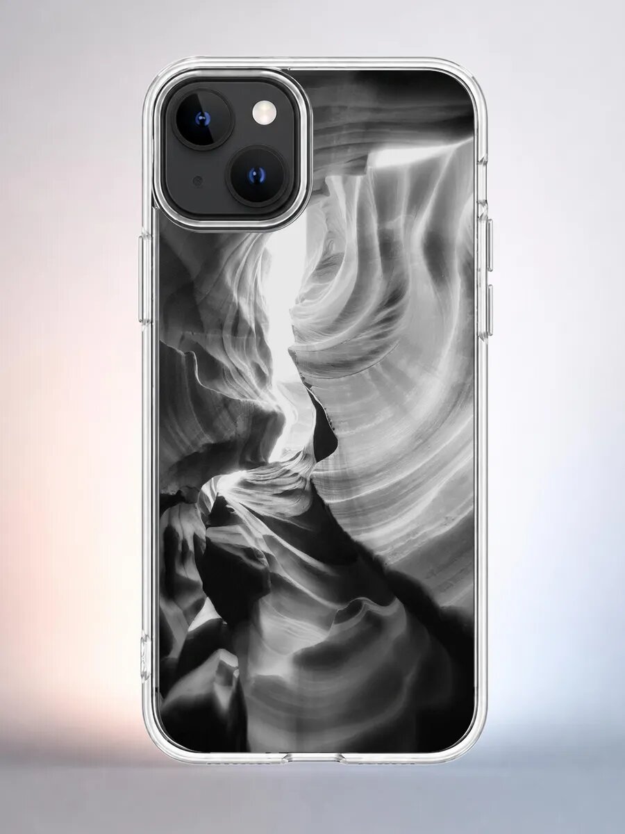 Чехол iPhone 15 каньон антилопы поток силиконовый