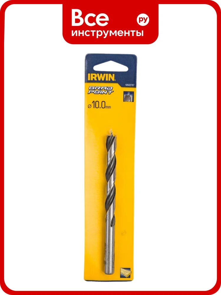Сверло Brad Point по дереву (10х80/133 мм) IRWIN 10502797