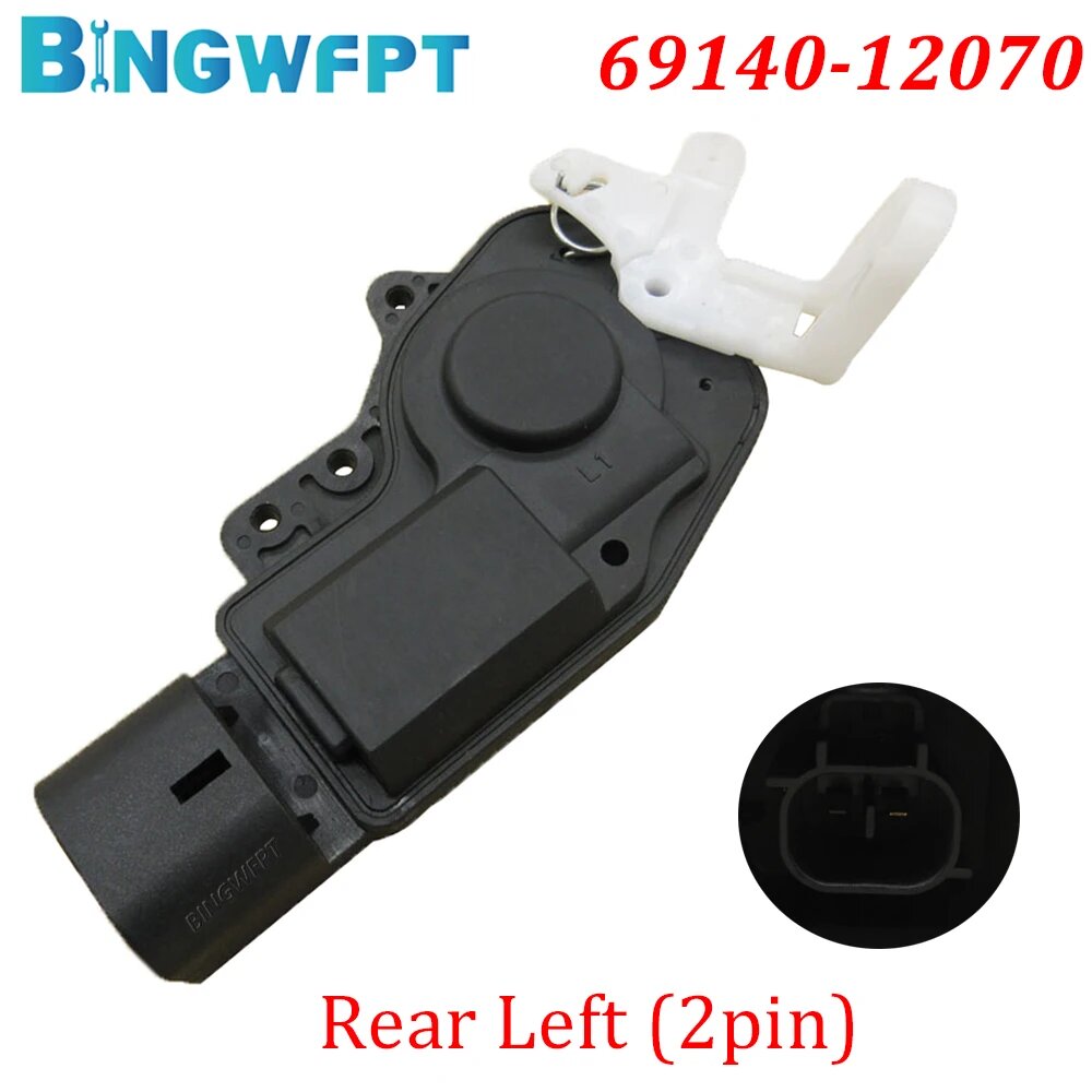 Привод центрального замка двери автомобиля для Toyota Corolla 2000-2008, 69140-12040, Rear-L