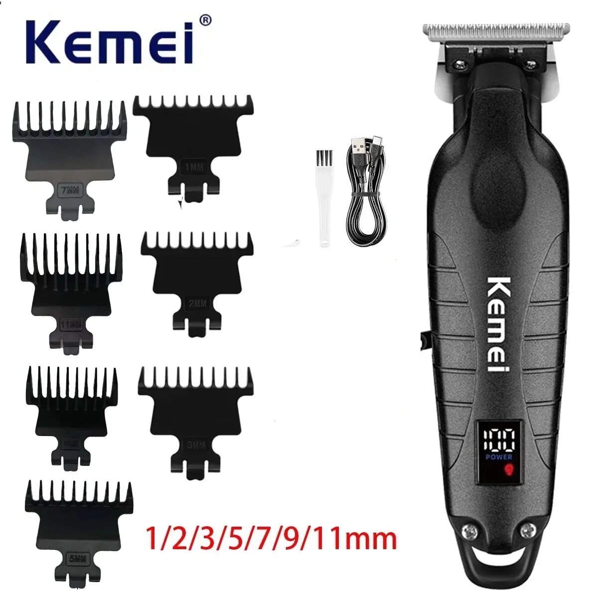 Kemei 2293 Беспроводной Триммер для Волос option 2