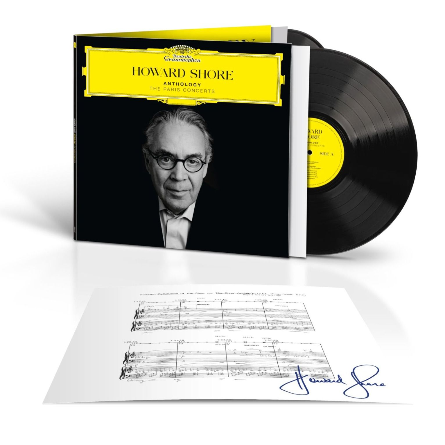 Виниловая пластинка Howard Shore - Anthology: The Paris Concerts 2 x Vinyl, LP, Limited Edition, Stereo, Signed Artcard