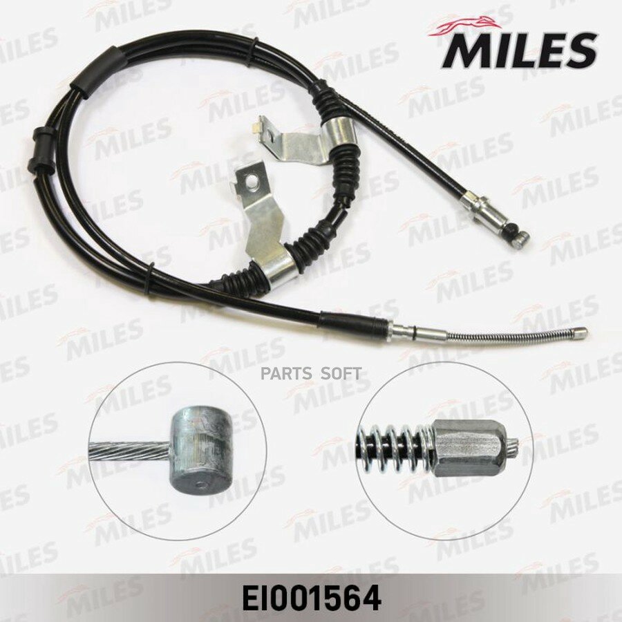 Трос ручного тормоза Chevrolet Lacetti/NUBIRA 04- левый MILES MILES EI001564 | цена за 1 шт