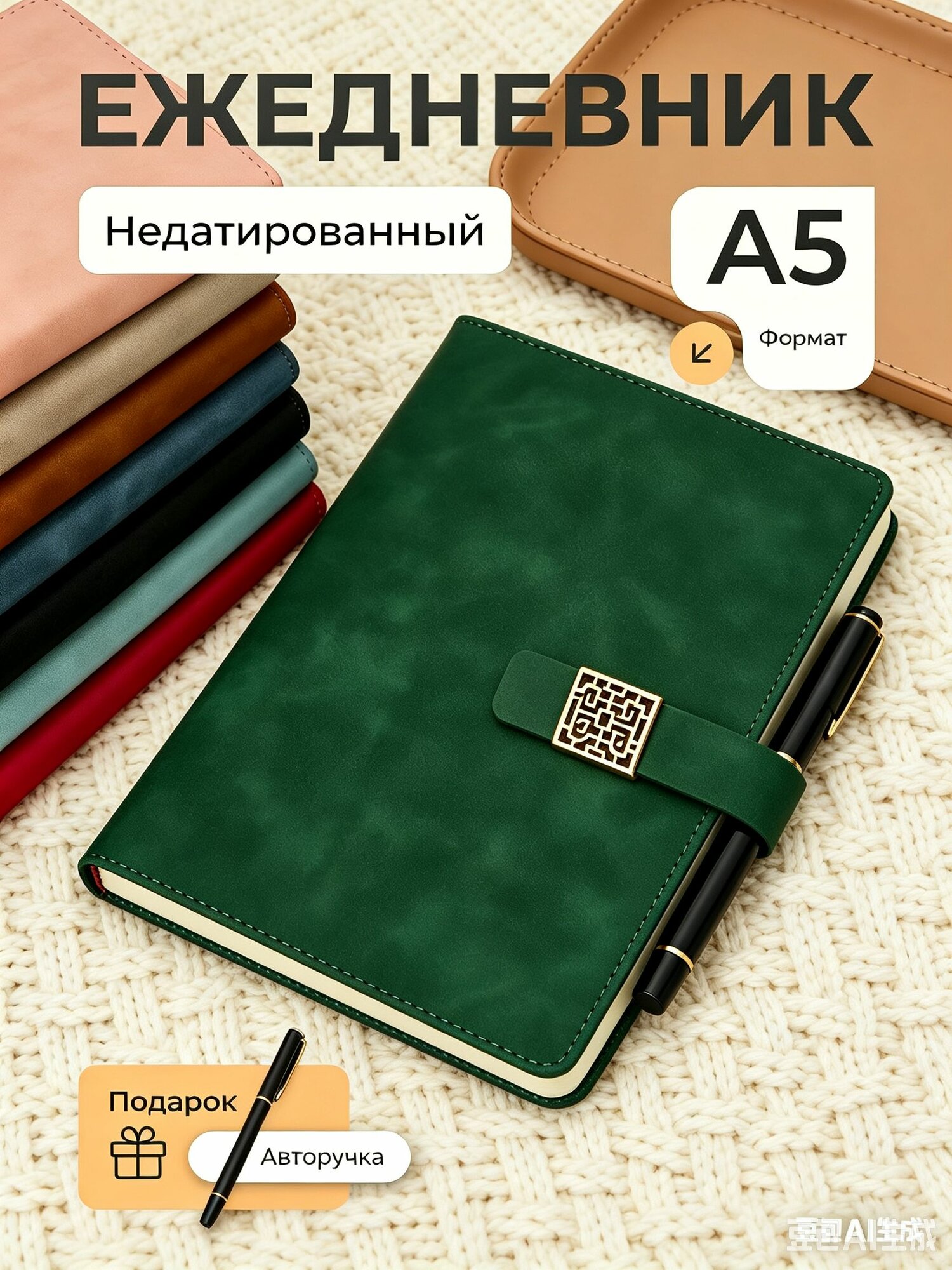 Ежедневник Недатированный A5, листов: 100