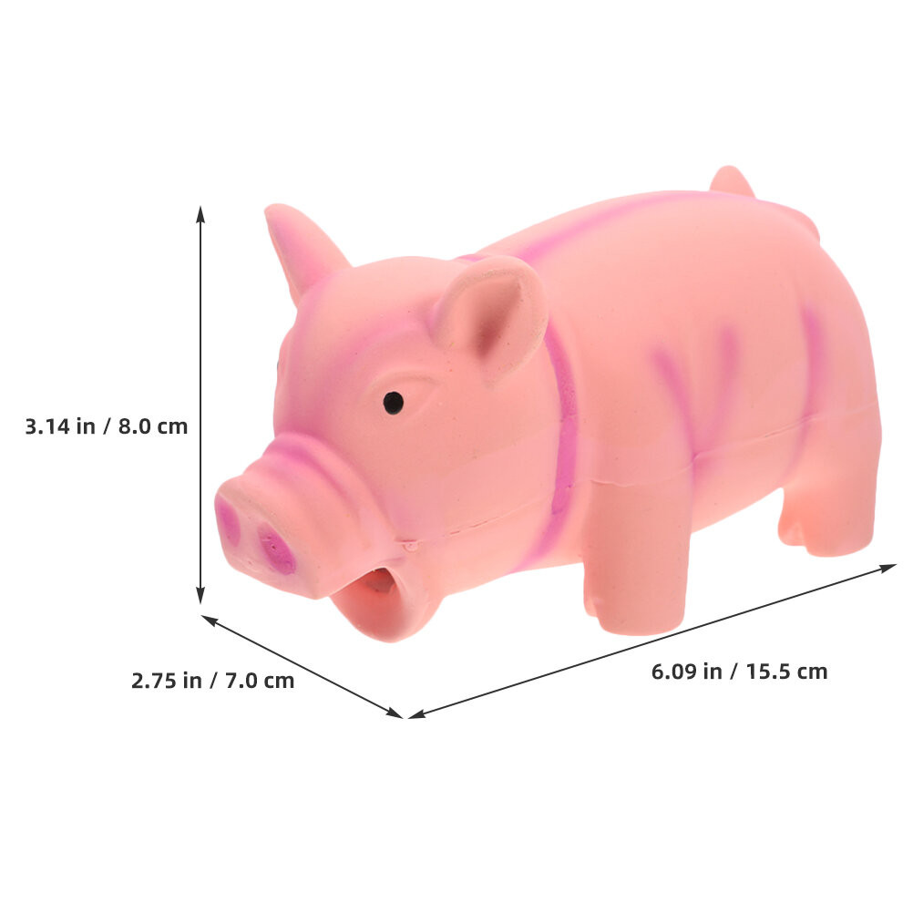 Игрушка Для Собак Формы Свиньи 2Шт Розового Цвета Размер 15 50X8 00X7 00Cm