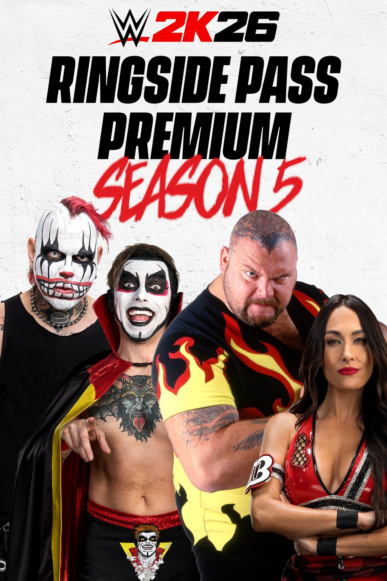WWE 2K26 Ringside Pass Premium Season 5 — дополнение (DLC) для Xbox · нужна базовая игра · Xbox Series X|S