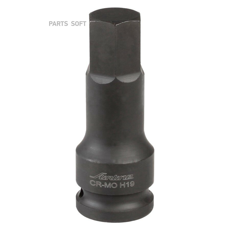 Головка торцевая ударная HEX 1/2" H19 6гр. AIRLINE AIRLINE ATAS016 | цена за 1 шт