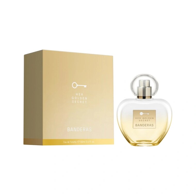 Туалетная вода BANDERAS "Her Golden Secret", цветочно-мускусная, 50мл