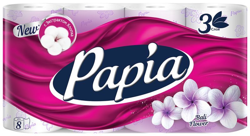 Papia Туалетная бумага 8 шт