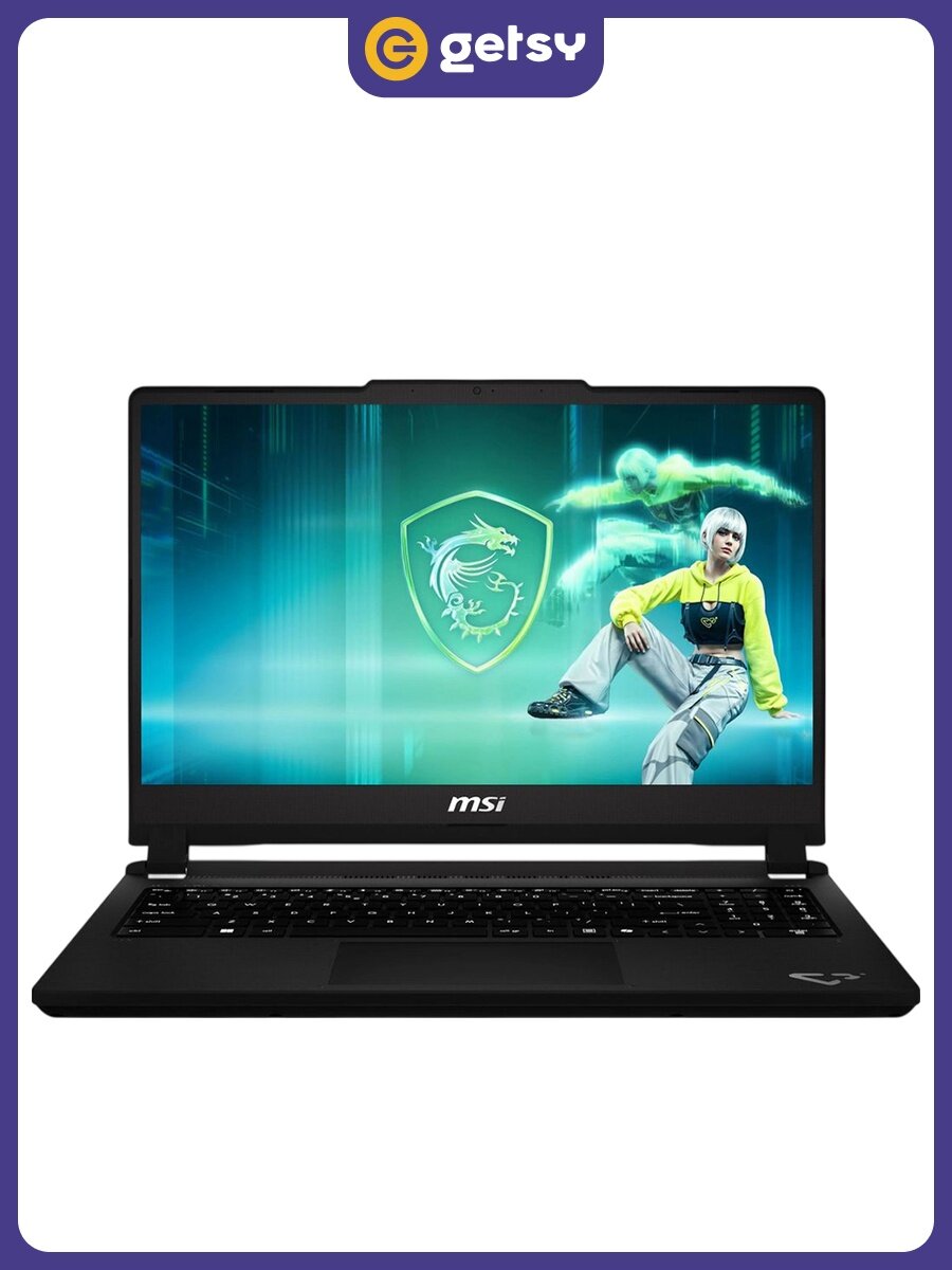15.6" Игровой ноутбук MSI Cyborg 15 C2WE-016XRU, IPS 1920x1080, Intel Core 7 240H, 16ГБ, SSD 1ТБ, RTX 5050, Без ОС