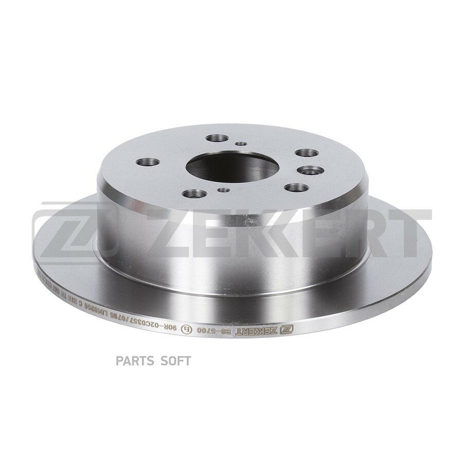 Диск тормозной Lexus ES300 (F1, F2, VZV_, MCV_) 91-; Toyota Camry задний 269 х 10 Zekkert BS5700 ZEKKERT BS5700 | цена за 1 шт