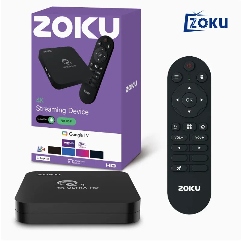 Slimy Android TV Box Q4 Amlogic S905L3 4K 1ГБ/8ГБ Вилка стандарта Великобритании