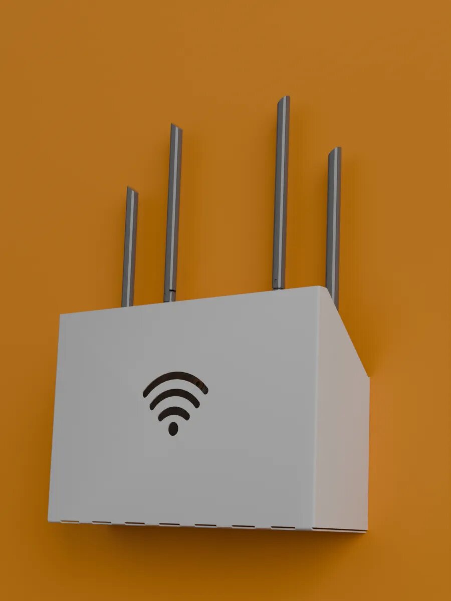 Полка короб для Wi-Fi роутера