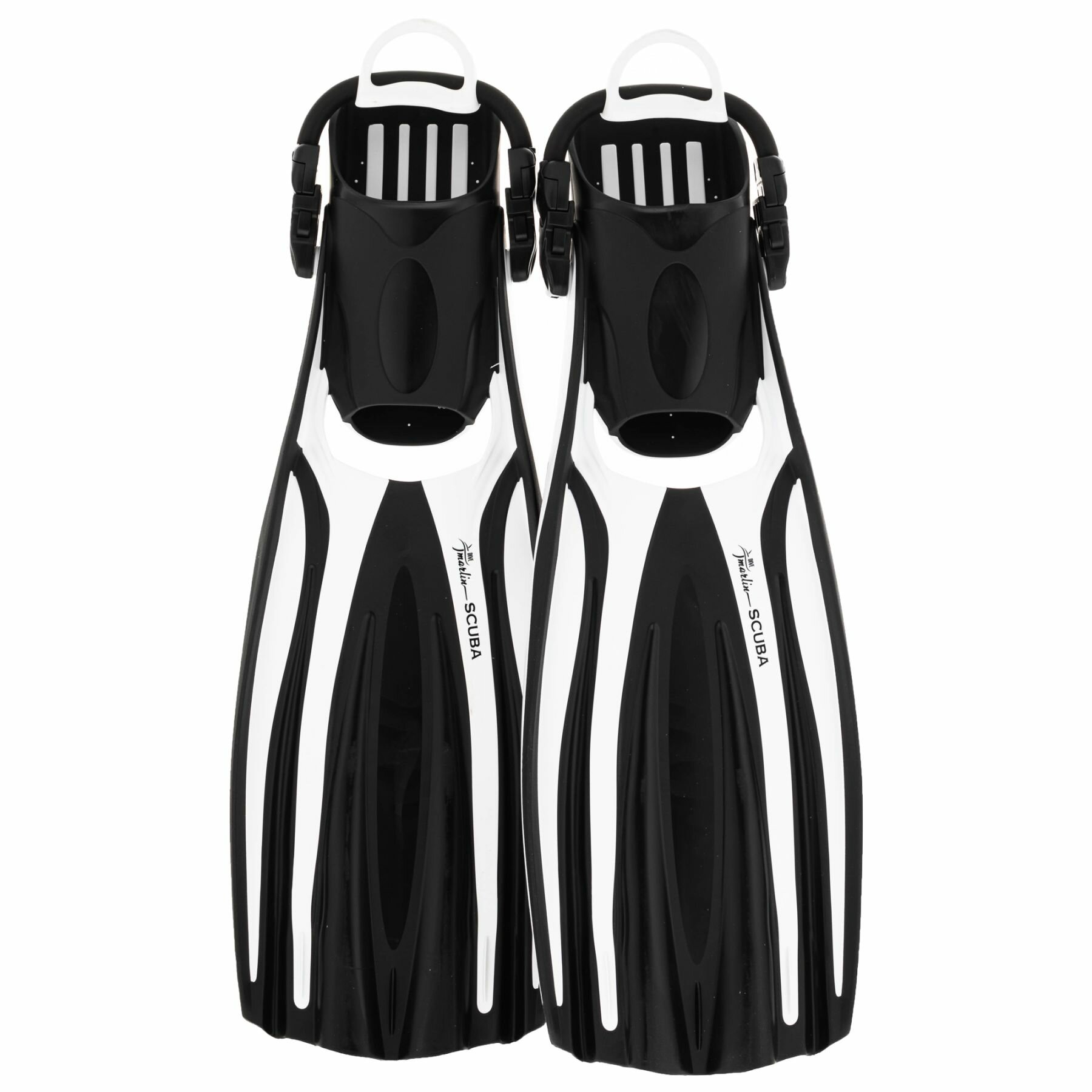 Ласты для дайвинга с открытой пяткой Marlin Scuba , белый р. 41-44
