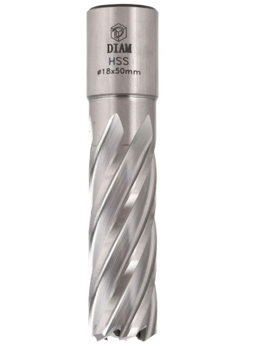 Сверло корончатое по металлу DIAM HSS 18x50 E.L. 320311