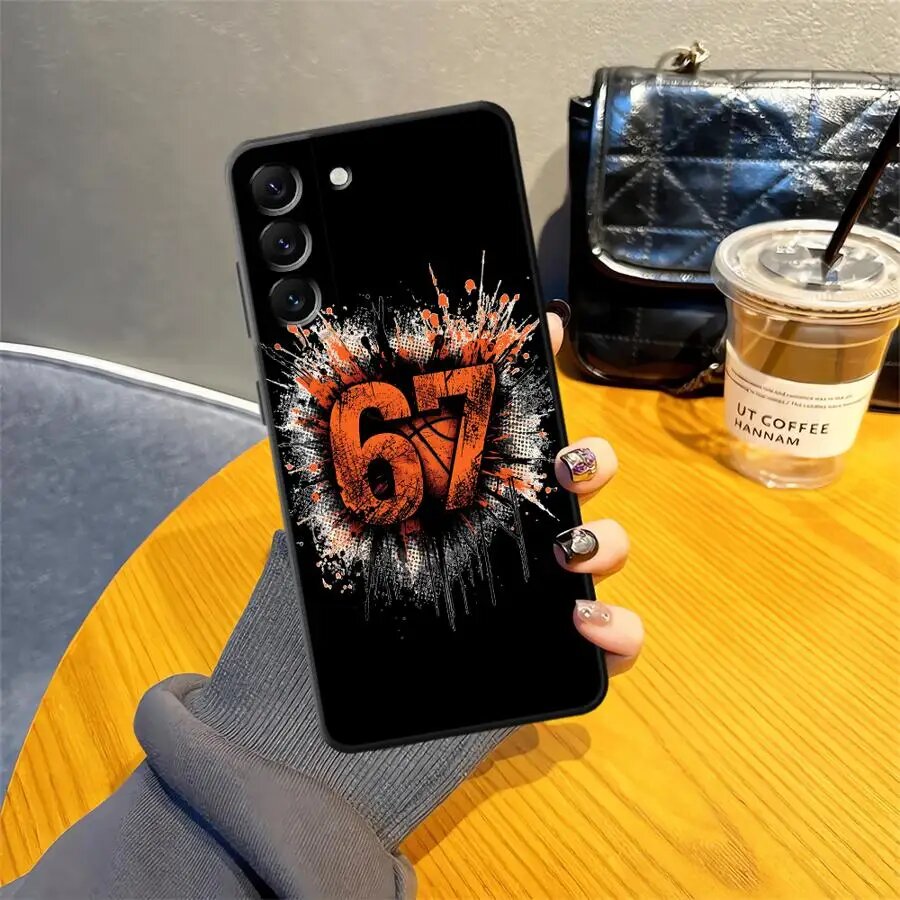 Чехол Graffiti Basketball 67 для Samsung Galaxy A57 A15 A73 A55 A23 A06 A53 A17 Галакси А06, Mix02