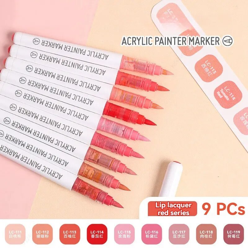 Маркеры Languo 9 цветов SET N-9pcs Box