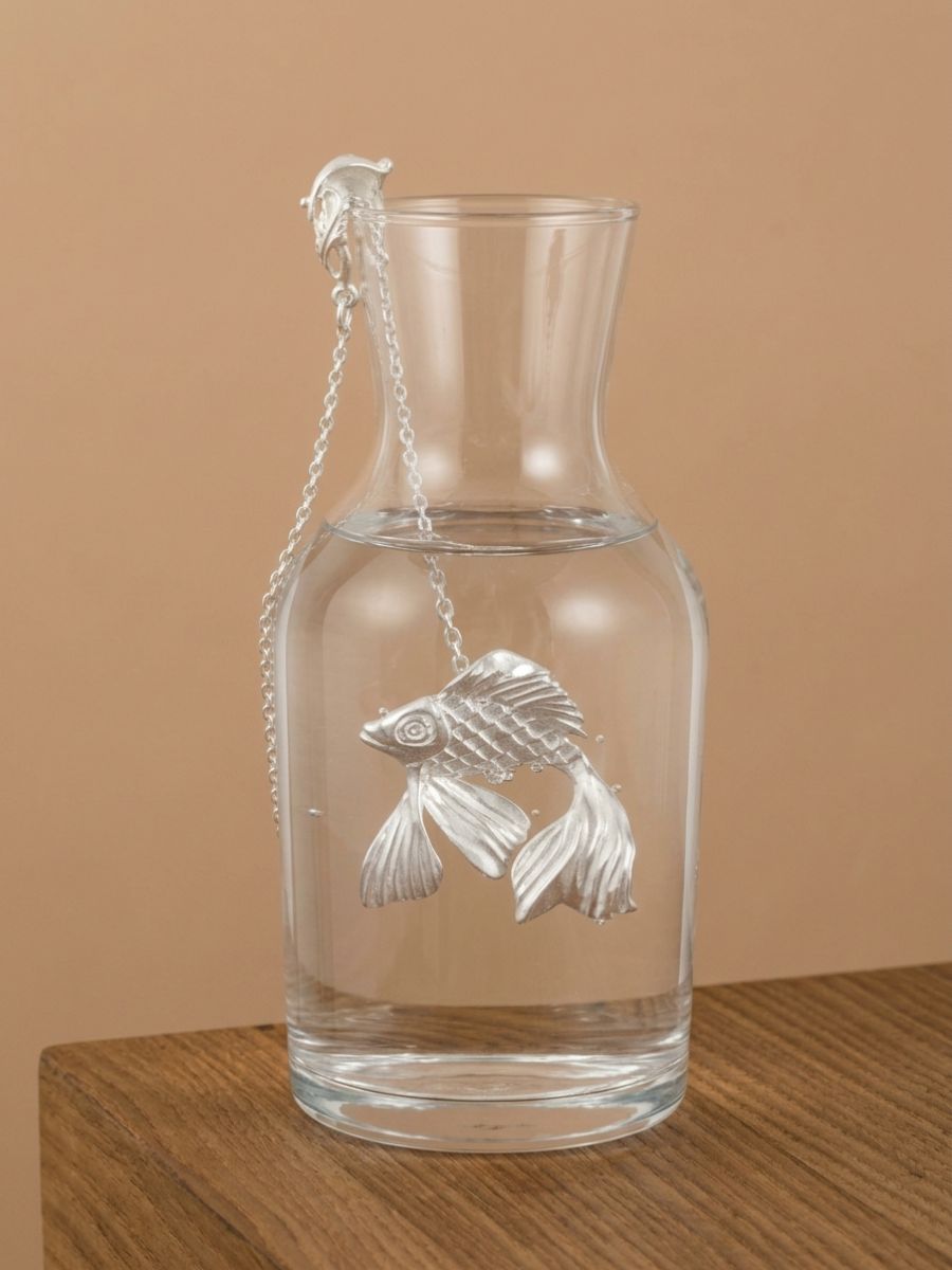 Ионизатор серебряный для воды "Рыбка" / серебро / 925