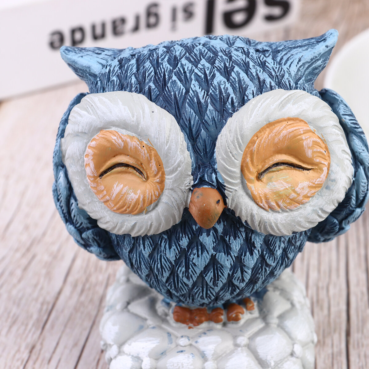 Симуляция Сова Из Резины Для Декора Сада И Дома Размер 8x6 Cm В Ассорти