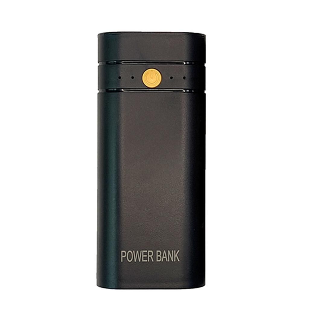 Улучшенный корпус Power Bank 2x18650 5V 2.1A, Черный