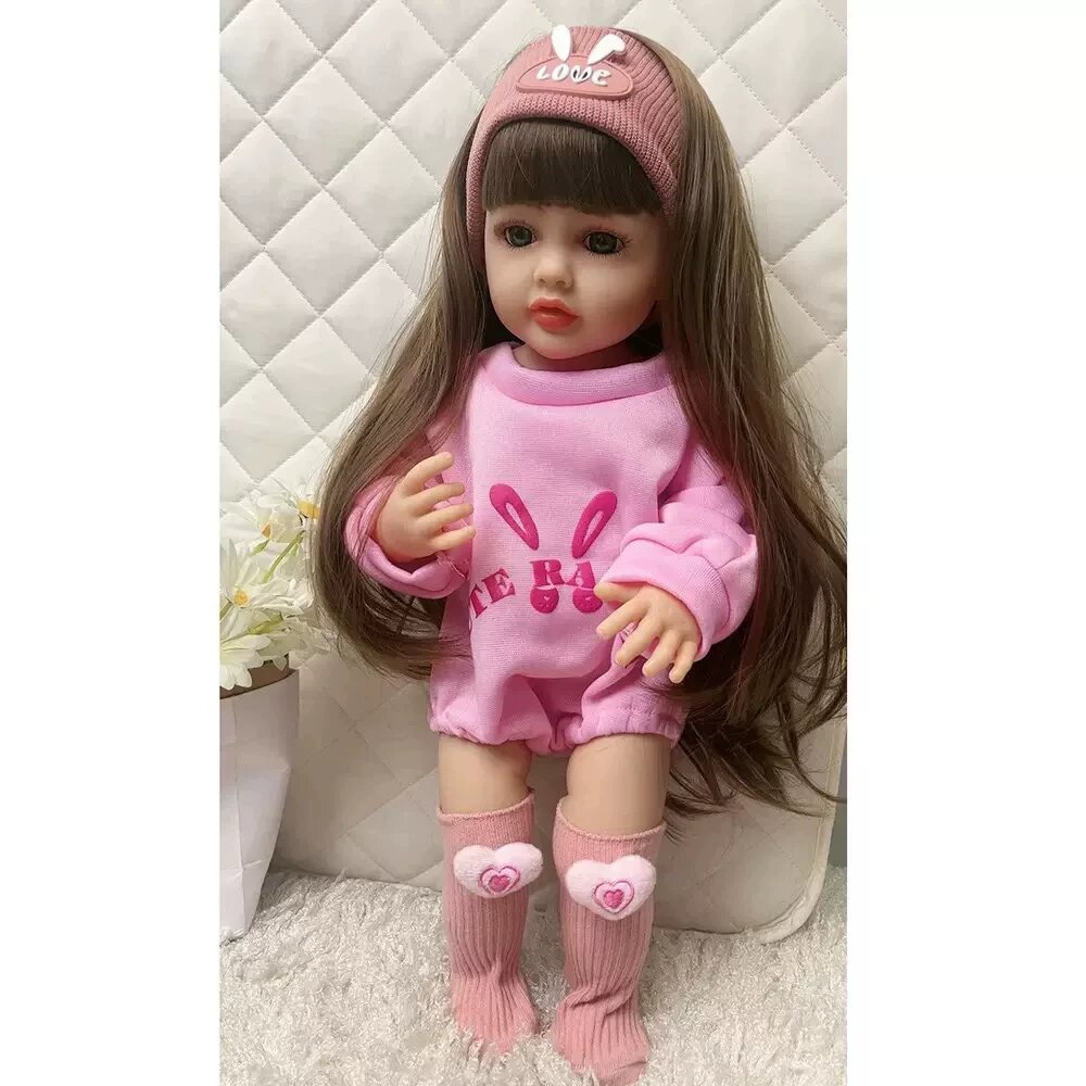 Кукла 1 с одеждой, 55 см, обучающая игрушка для девочек 2-10 лет, подарок на день рождения