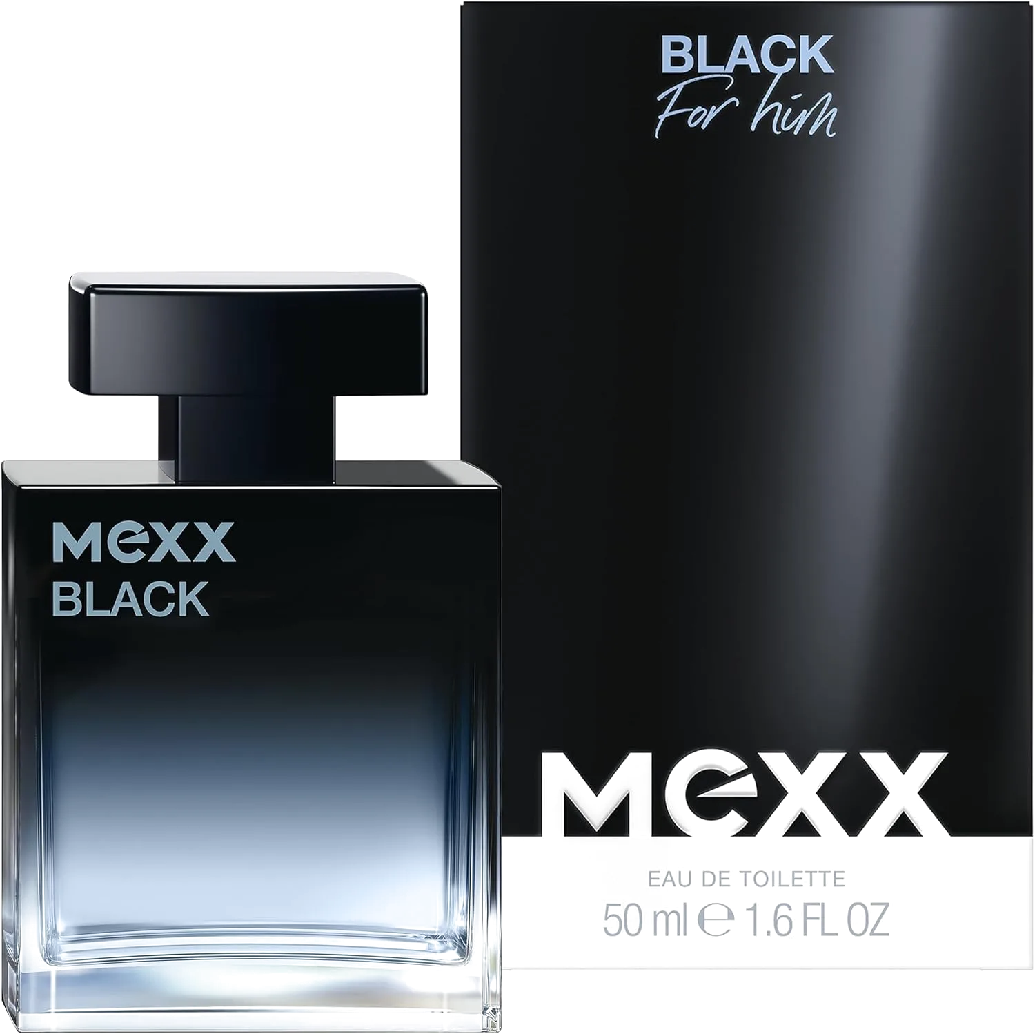 Туалетная вода мужская Mexx Black Man 50 мл - Мехх Блэк парфюм