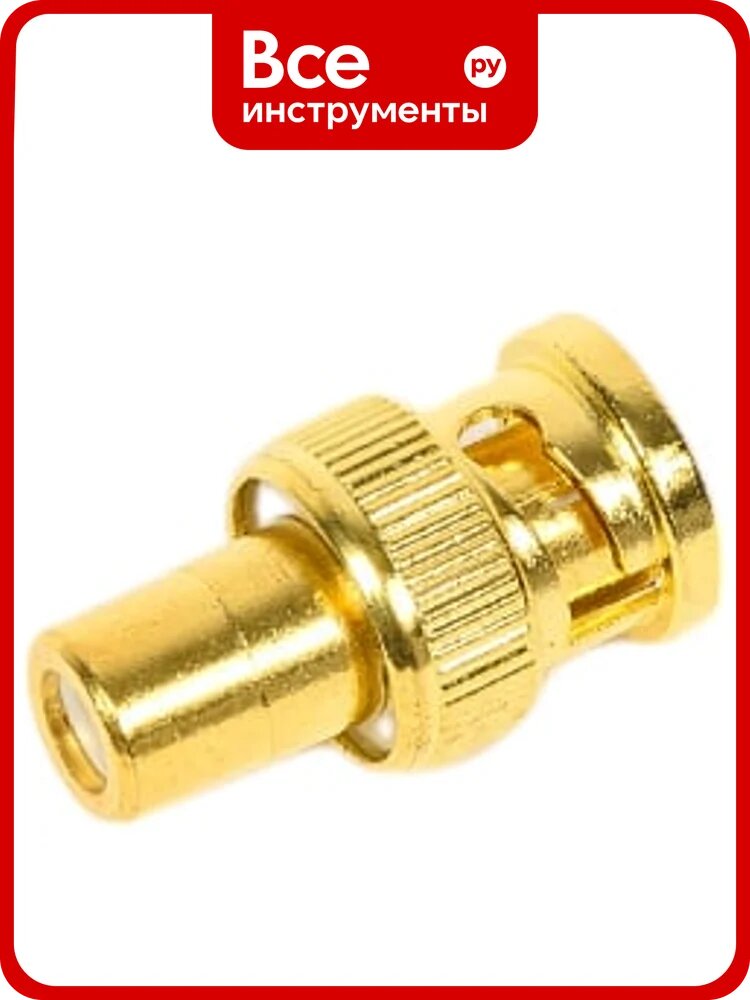 Переход BNC штекер - RCA гнездо Pro Legend металл Gold, Gold, PL2346