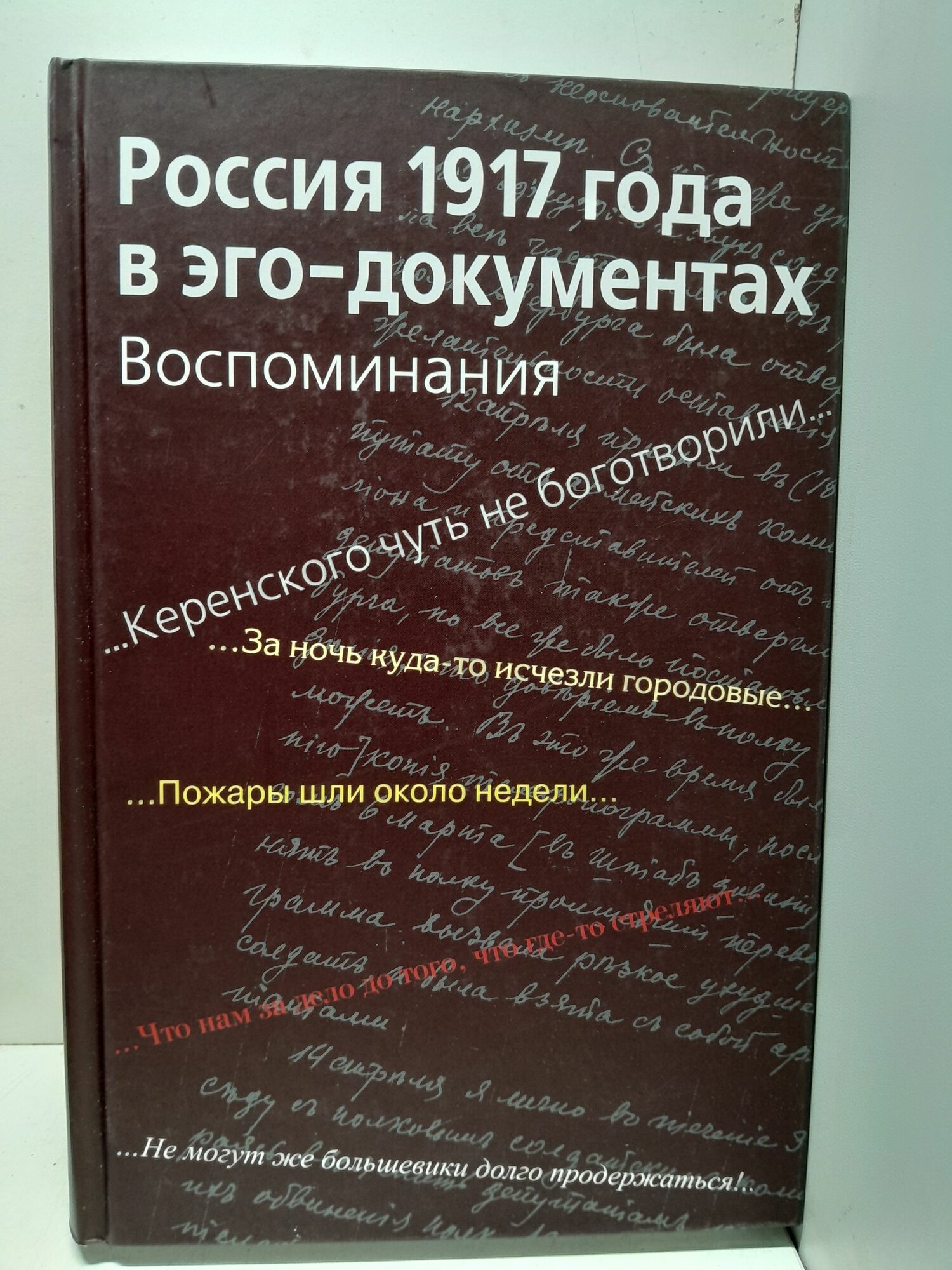 Россия 1917 года в эго-документах: Воспоминания