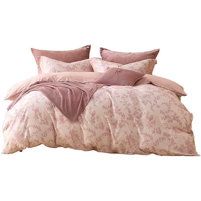 Постельное белье Mercury Home из 60-дексного длинноволокнистого хлопка с антибактериальным покрытием и мягкой отделкой
