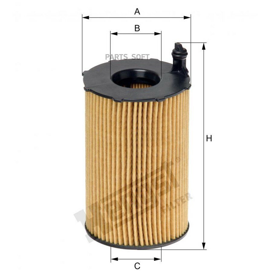 Фильтр масляный HENGST (HU 8005 Z) AUDI A6, A7, A8, Q7 - all 3,0 TD > 10, VW Tuareg II 3,0 TD >10 HENGST FILTER E816HD236 | цена за 1 шт