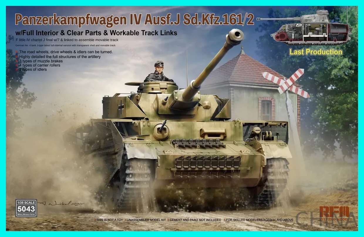 Rye Field RFM 5043 1/35 Бронированные войска iv ausf.j sd. kfz.161/2 Модель танка