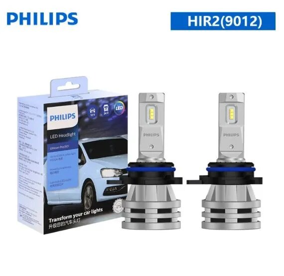 Philips Лампа автомобильная HIR2, 2 шт. арт. Ultinon Pro3101 ·