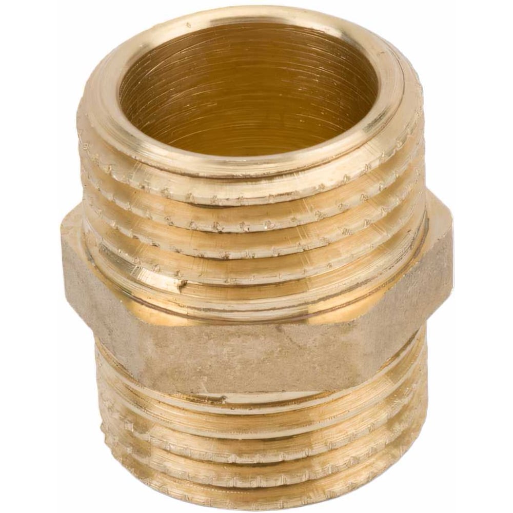 Ниппель прямой LD PRIDE DN15 (1/2") НР/НР латунь с биркой LD.65.511.15 — фото 1