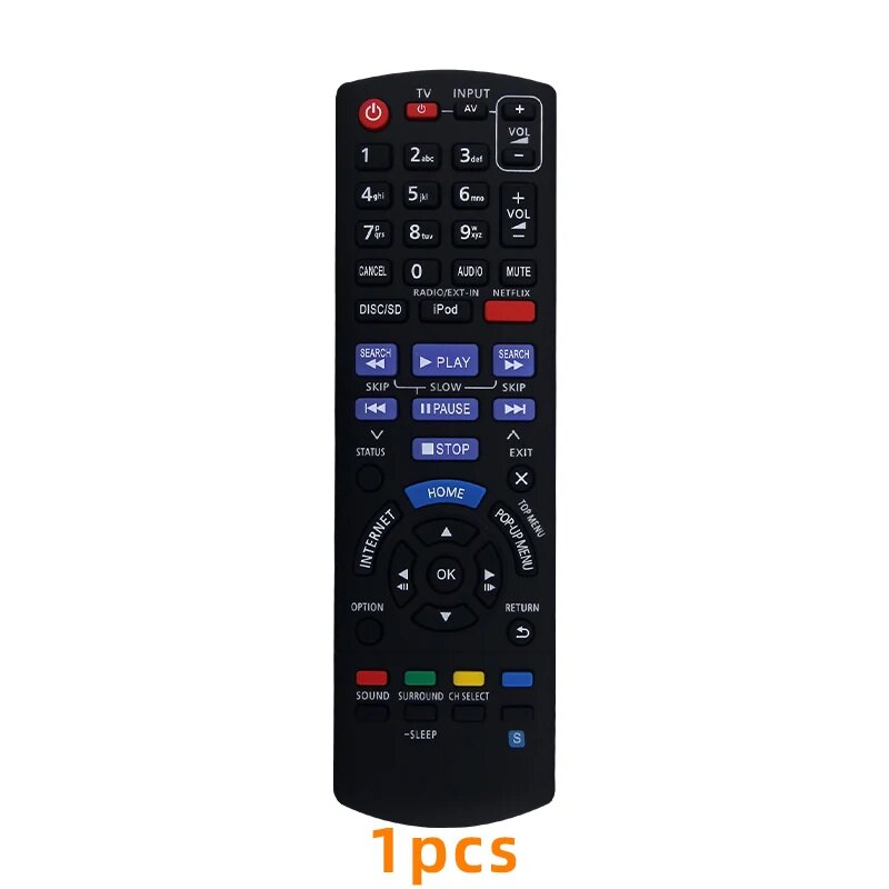 Совместим с Panasonic DVD SC-BTT195 SC-BTT190 SC-BTT775 SC-BTT770 Пульт дистанционного управления N2QAYB000728 Замена запасных частей