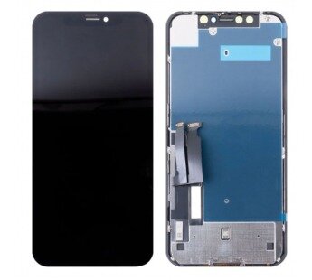 Дисплей для iPhone Xr, совместимый с корпусом iPhone 13/14/15 в сборе с тачскрином Черный