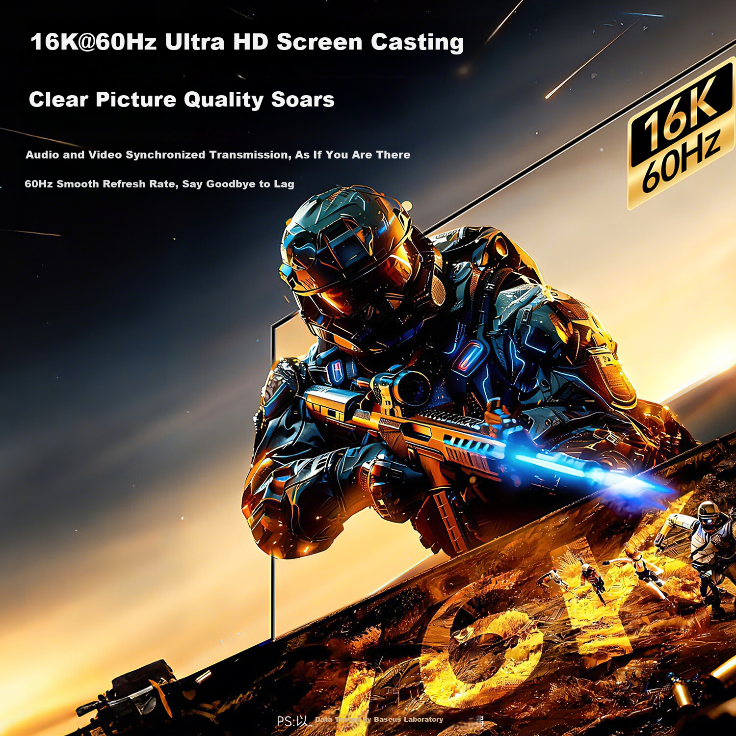 BIAZE Thunderbolt 5 Type-C кабель 120 Гбит/с высокоскоростная передача данных 16K UHD видео 240 Вт PD для внешних