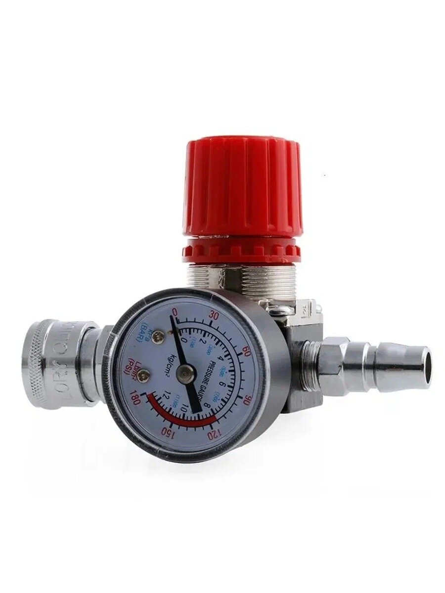 Регулятор давления компрессора 1/4" 180PSI