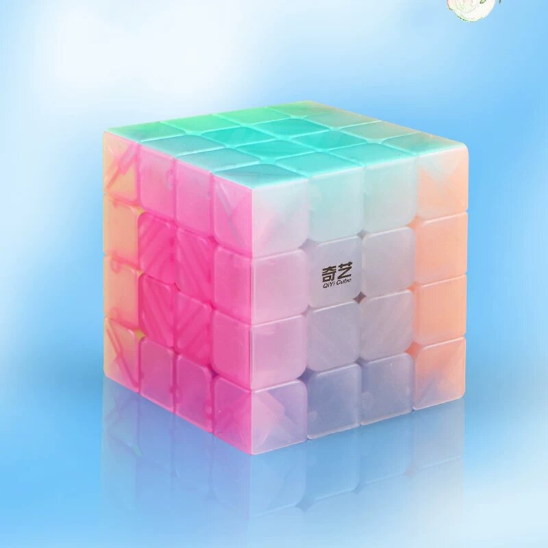 Jelly Color 4x4 скоростной куб с плавным механизмом головоломка для взрослых и детей 90 символов