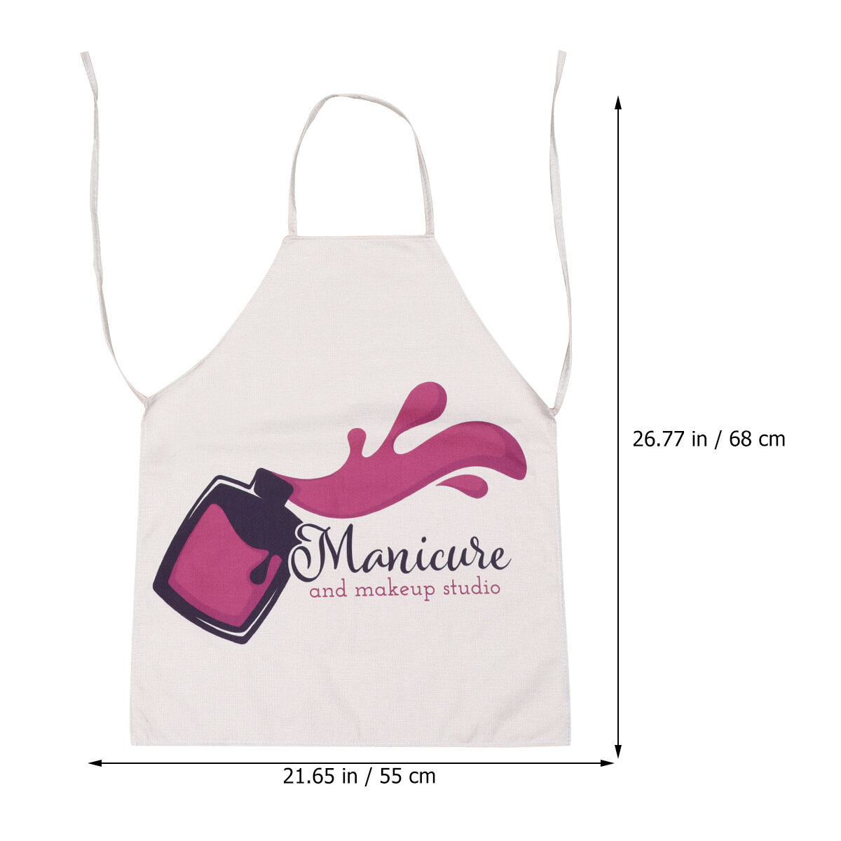 Фартук Для Маникюра С Printинг В Узоры Длиной 72.00Cm Шириной 65.00Cm