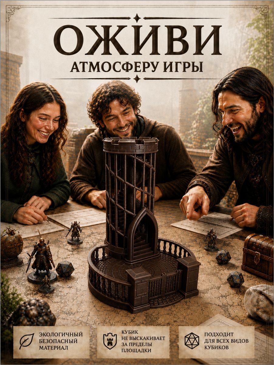 Башня для кубиков Dice Tower — фото 1
