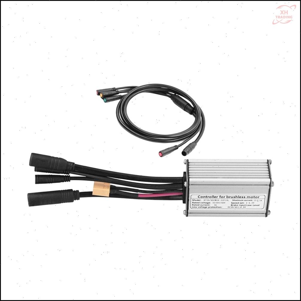 36V/48V 15A Бесщеточный контроллер электровелосипеда мощностью 250 Вт для деталей KT с кабелем 1T5