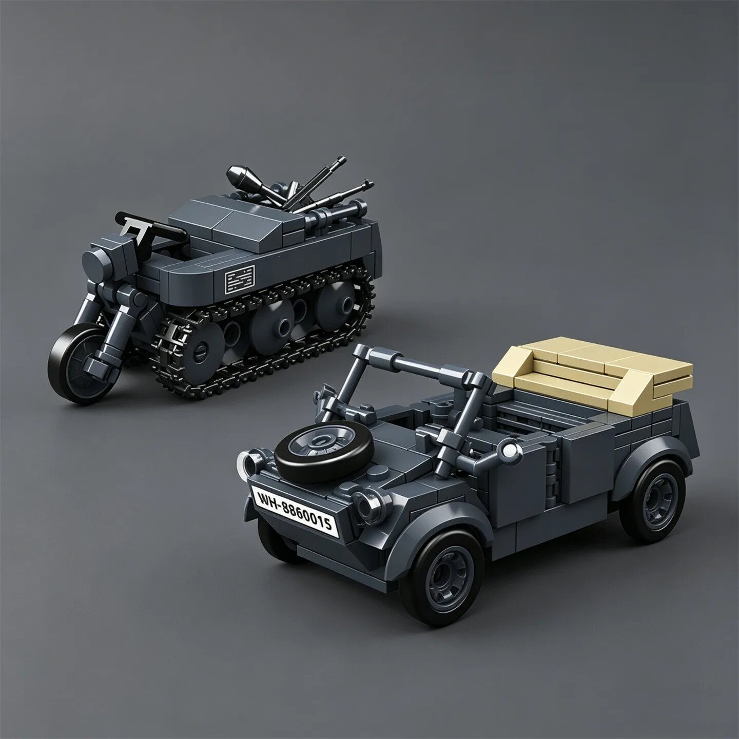 Конструктор Sd.Kfz. 2 Half-Track Motorcycle VW Type 82