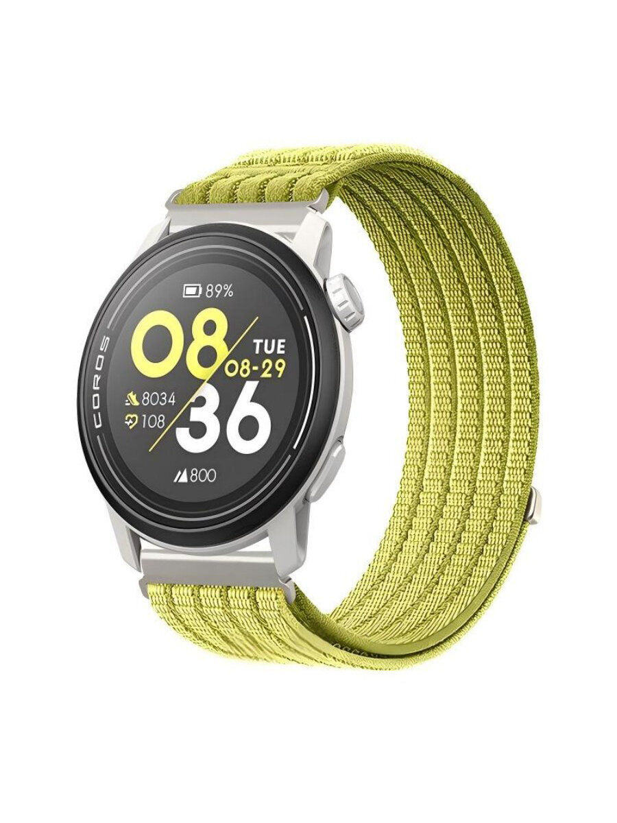 Ремешок для COROS Pace 4 / Pace 3 / Pace Pro / Apex 4 42mm / Apex 2 Pro / Apex Pro, мягкий нейлоновый облачный ремешок на липучке, дышащий, лёгкий, 22 мм