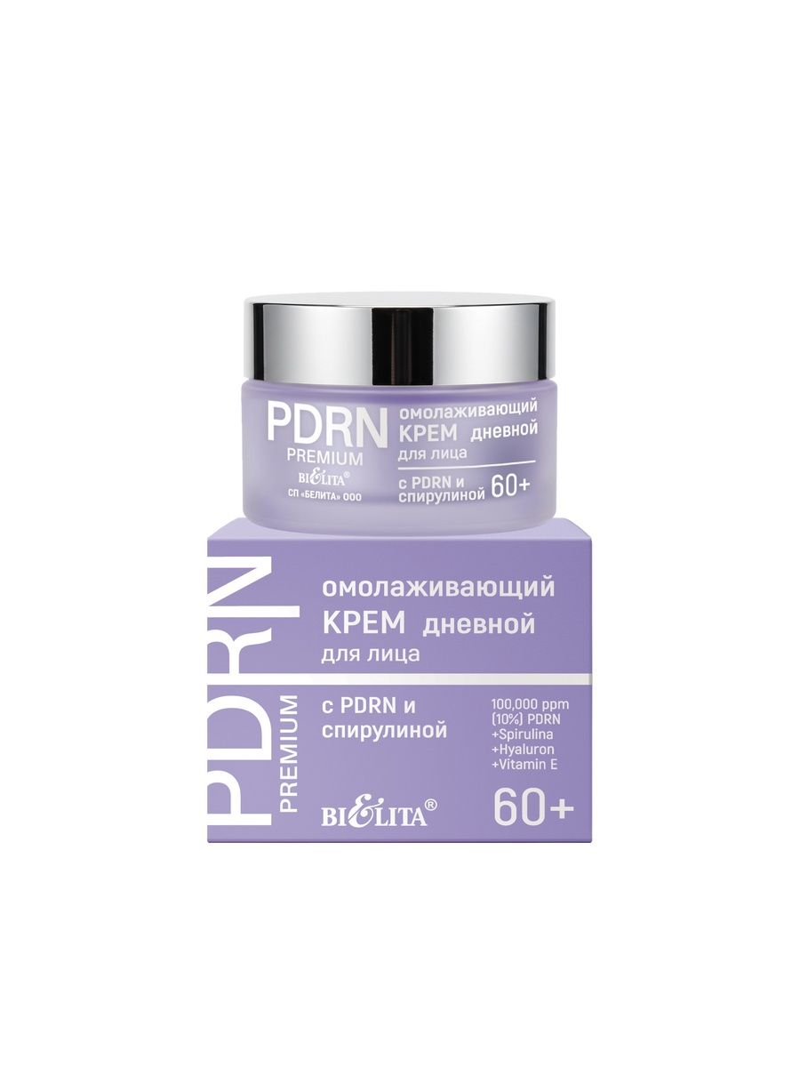 Bielita Крем дневной 60+ для лица омолаживающий с PDRN и спирулиной PDRN.PREMIUM, 50мл