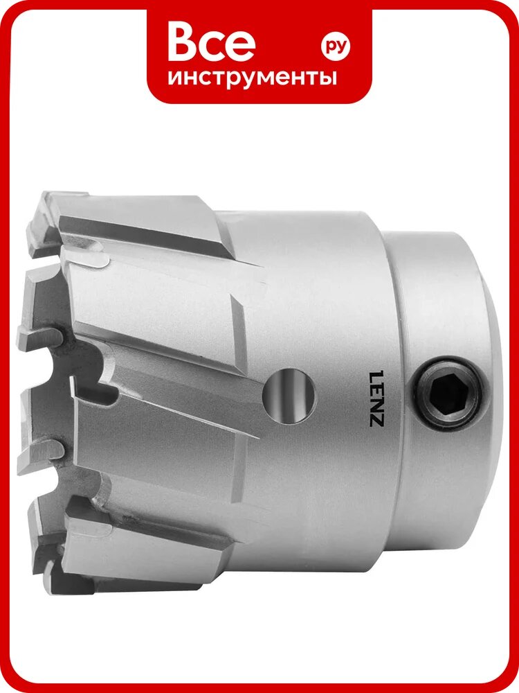 Коронка с твердосплавными напайками LENZ 45x30 мм LZCS-045 R