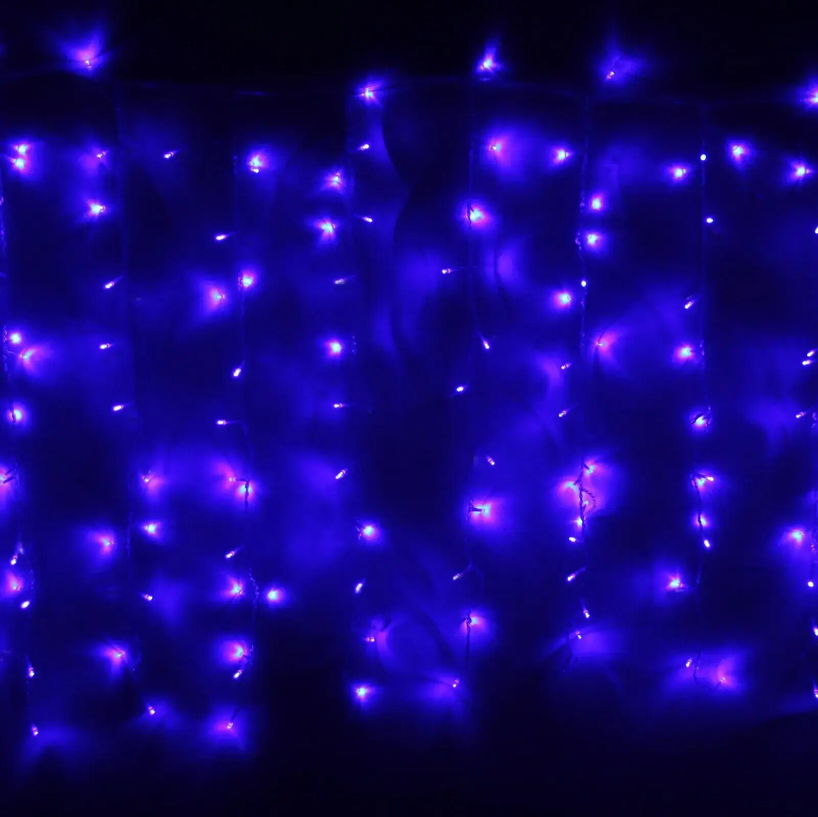 Гирлянда для улицы занавес «Мерцание» ш2* в3,0 м 480 ламп LED, 1 реж, IP-54, Синий (возм. соединения)