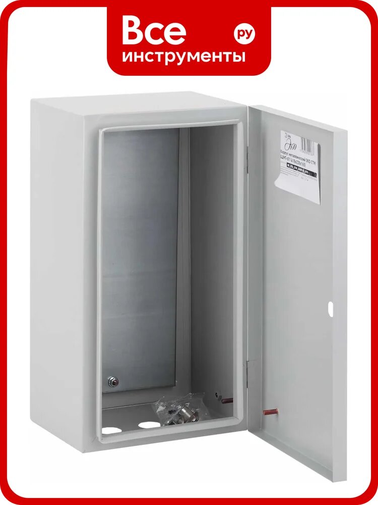 Щит с монтажной панелью ЭРА SIMPLE ЩМП-01 IP31, 410х220х175, Б0041652