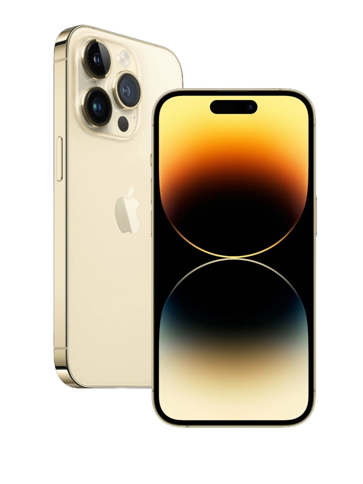 Смартфон Apple iPhone 14 Pro 128 ГБ, Золотой, 6.1", A16 Bionic, Dual: nano‑SIM + eSIM, динамический остров