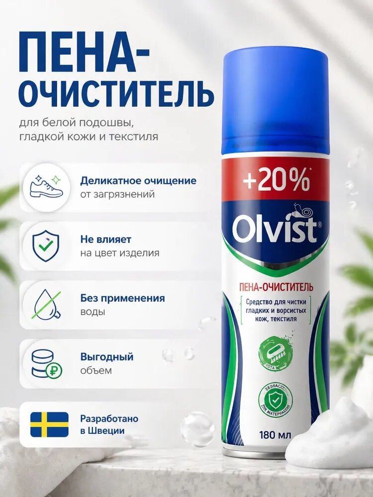 Пена для чистки обуви, очиститель кроссовок