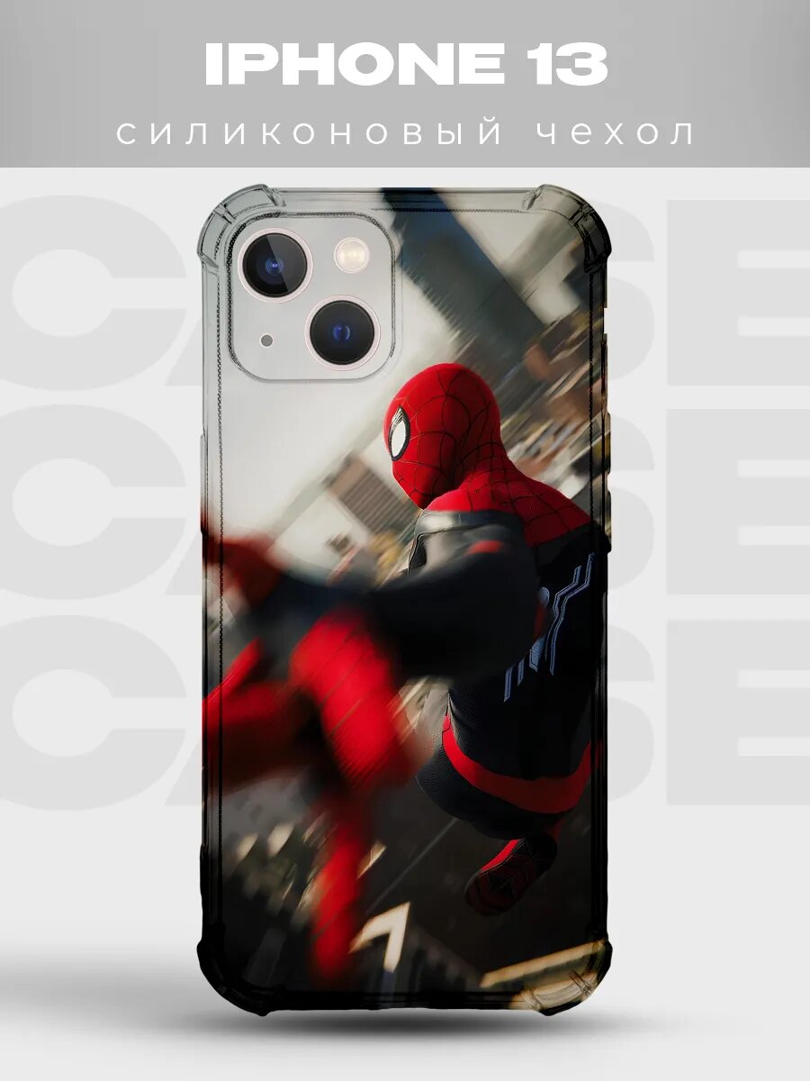 Чехол на iPhone 13 Человек-паук spider man человек паук